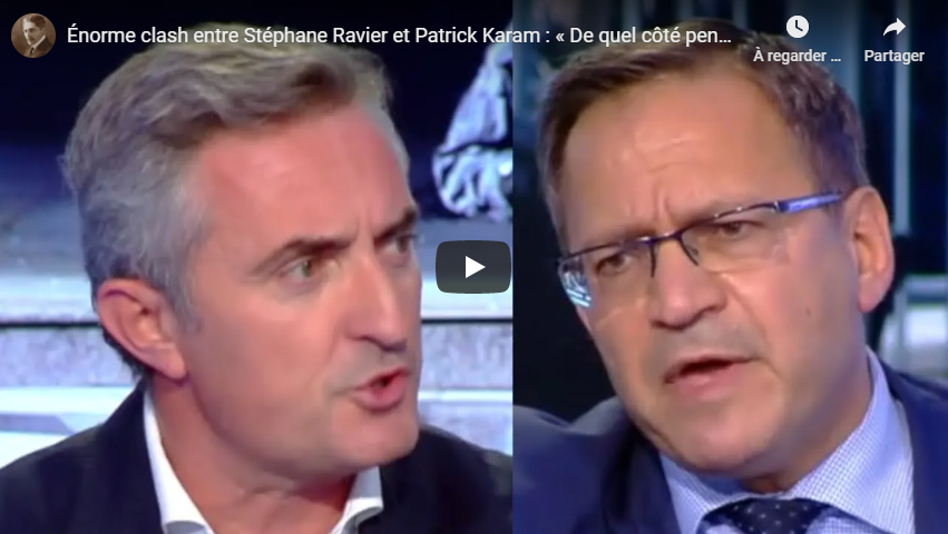 Énorme clash entre Stéphane Ravier et Patrick Karam (compromis avec des ...