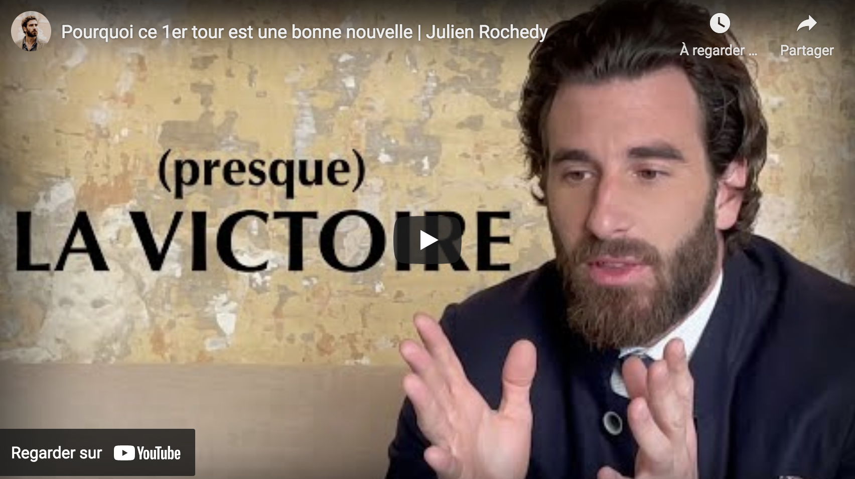 Pourquoi ce 1er tour est une bonne nouvelle (Julien Rochedy ...